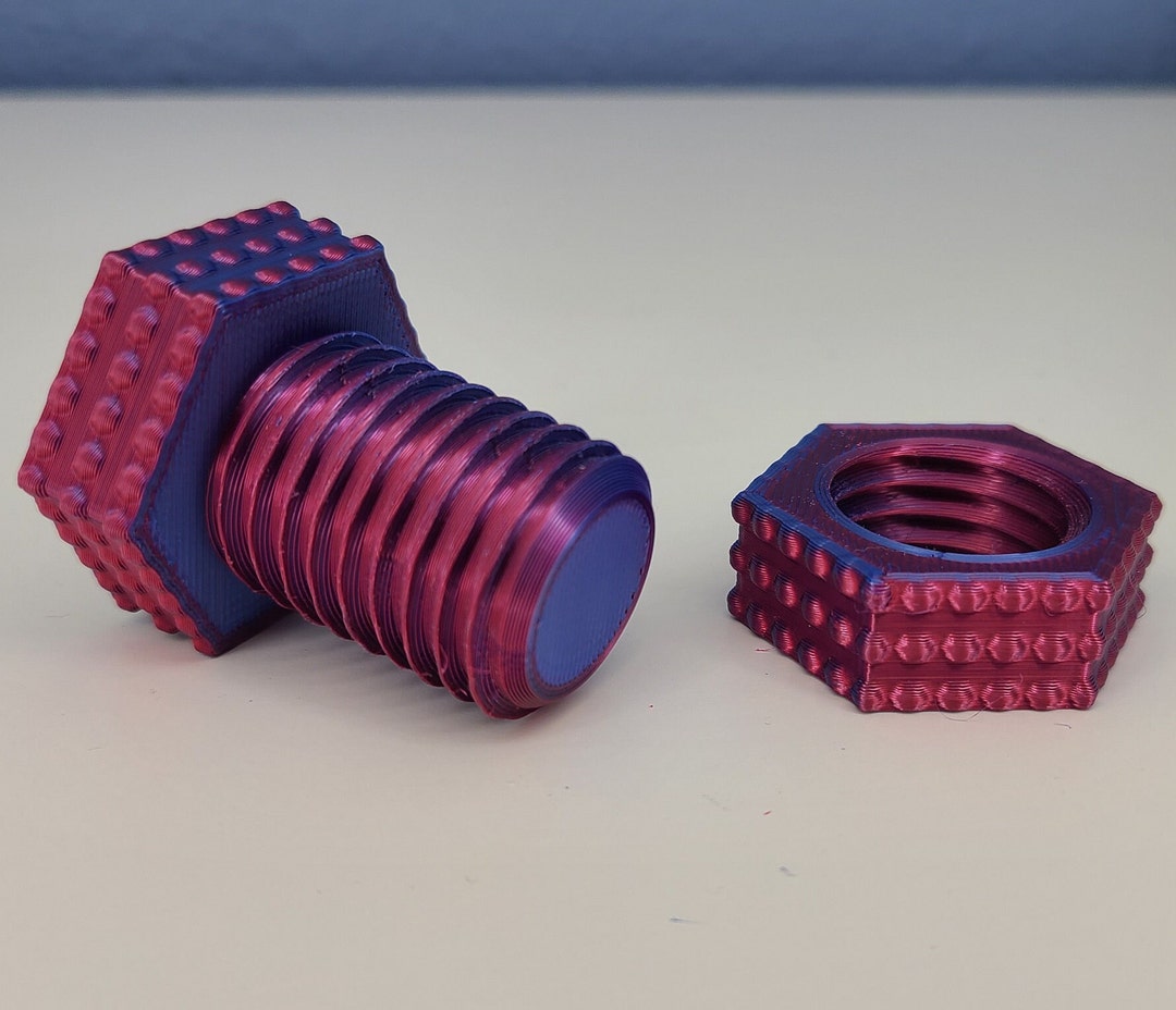 Fidget Bolt - Hexagon Fidget Twisting Toy - Etsy