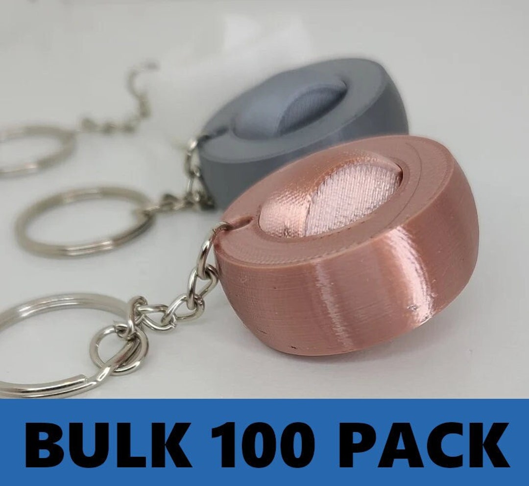 100-pack Fidget Ring Keychain Gyro for Conference, Convention, or Party ...