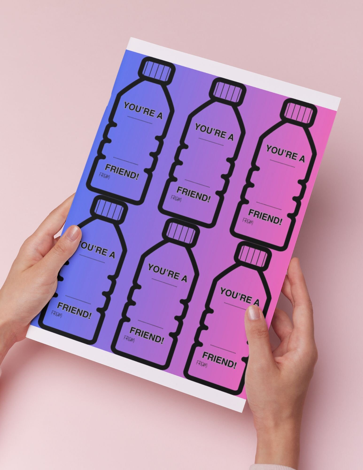 You're a PRIME Friend PRIME DRINK Mix Valentines Cards Printable ...