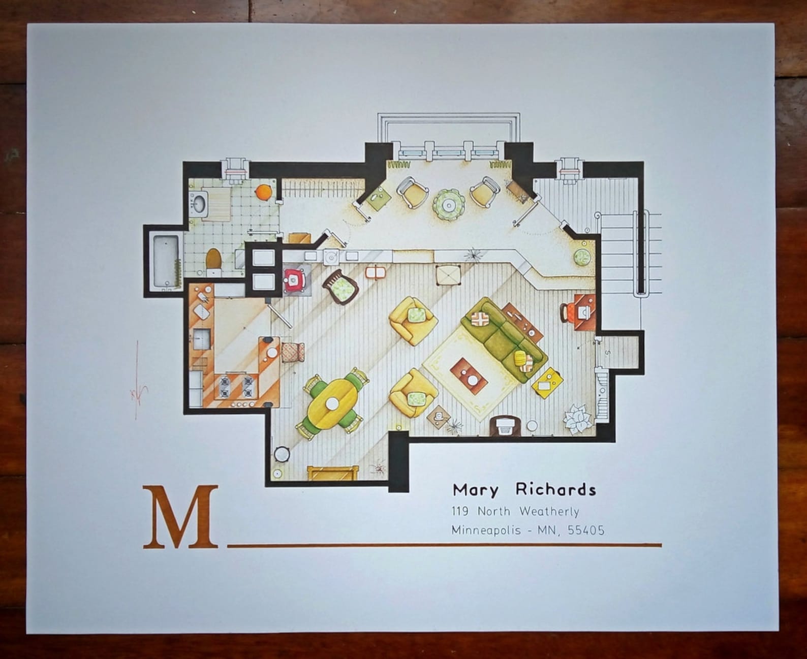 Mary Richards Apartment From the MARY TYLER MOORE Show - Etsy