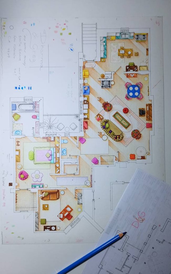 Apartment Room Drawing