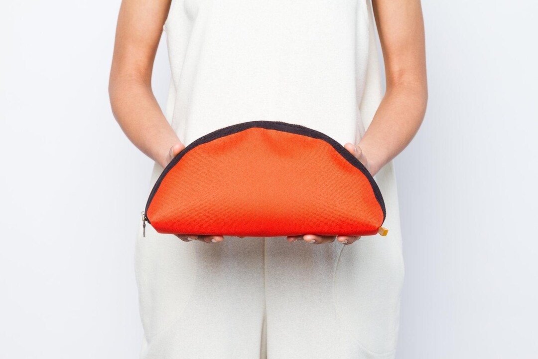 Colorblock Half Moon Pouch - Etsy