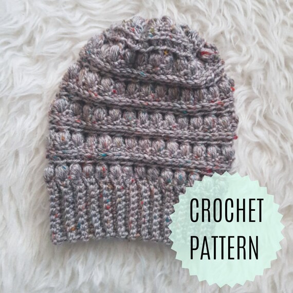 The Cheam Toque Crochet Pattern Toque Pattern Hat | Etsy