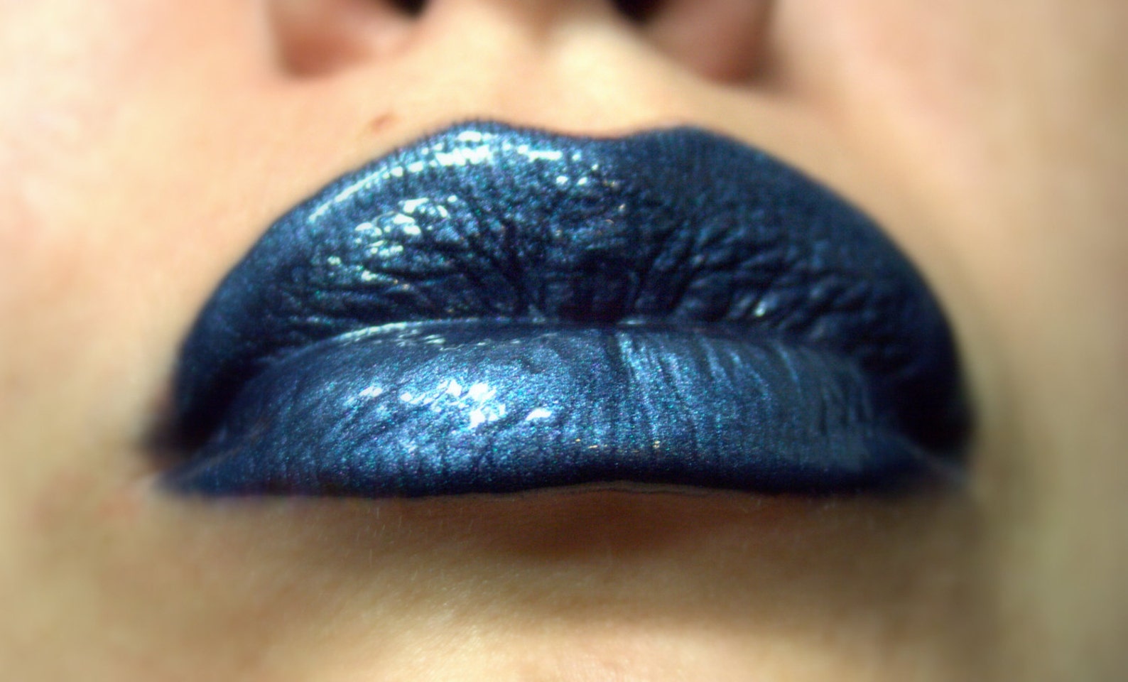 Richelle Dark Grey / Blue / Metallic Lip Gloss Vegan - Etsy