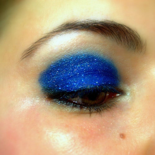 Majestic Blue Dark Blue Eye Shadow Natural Mineral - Etsy