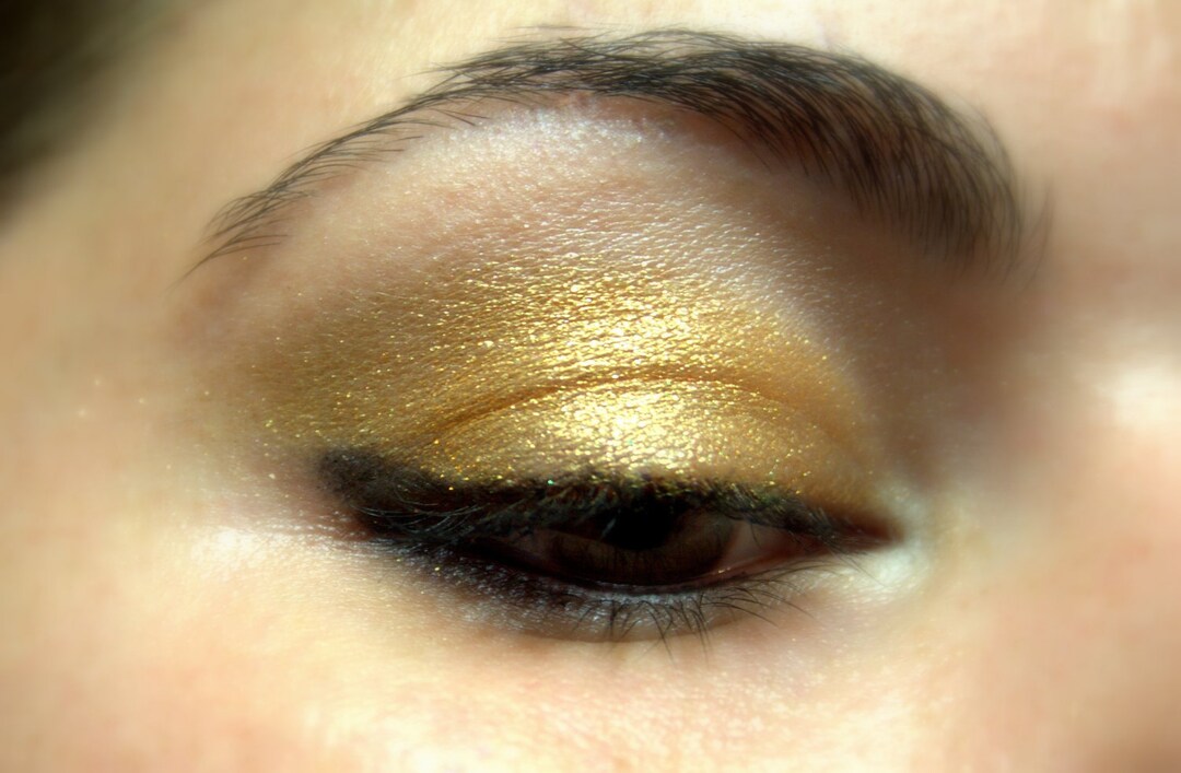 Golden Sahara - Golden Eye Shadow - Natural - Mineral - Etsy