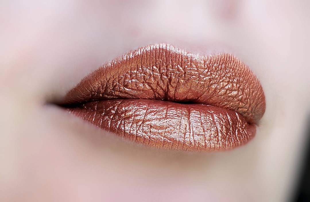Agni - Copper Brown With Gold and Pink Lipstick Shine - Natural Gluten ...