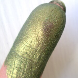 Calista - Olive Green/khaki With Golden Shine - Mineral Eye Shadow ...