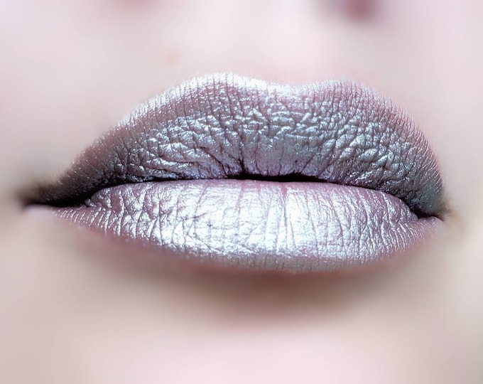 Gray Silver Lipstick Color Rich Lipstick-gunmetal - Etsy