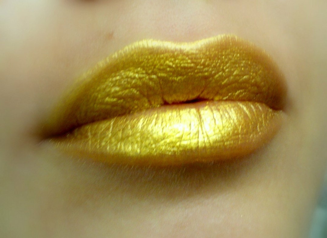 Illusion - Gold Metallic Creamy Lipstick - Natural Gluten Free Fresh ...