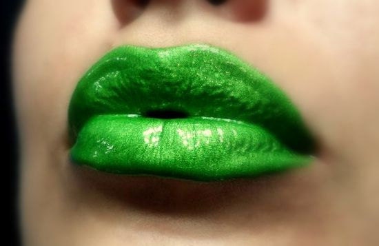 Neon Green Lipstick