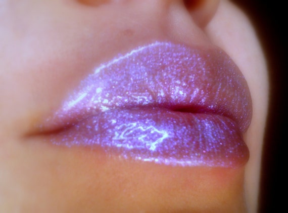 Blue Glitter Lips