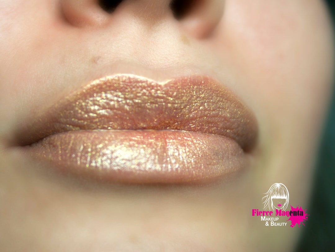 Gold Rush - Sheer Light Gold Shimmer Creamy Lipstick - Natural Gluten ...