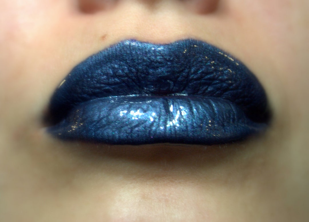 Richelle - Dark Grey / Blue / Metallic Lip Gloss - Vegan - Gluten Free ...