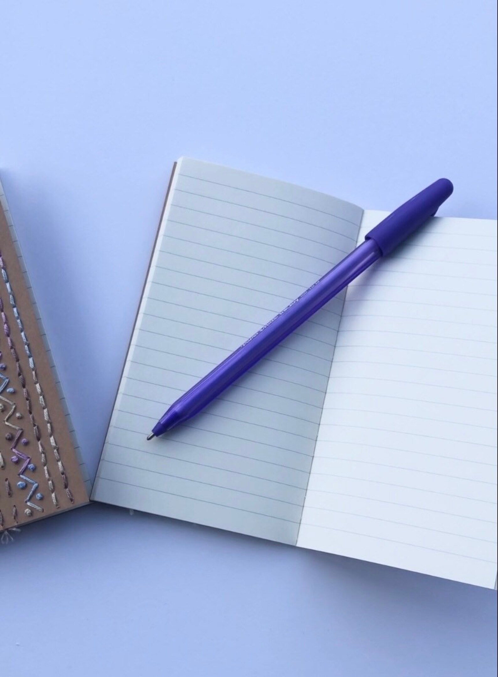 Set of Hand Embroidered Notebooks 3x5.5 Embroidered Journals Unique ...