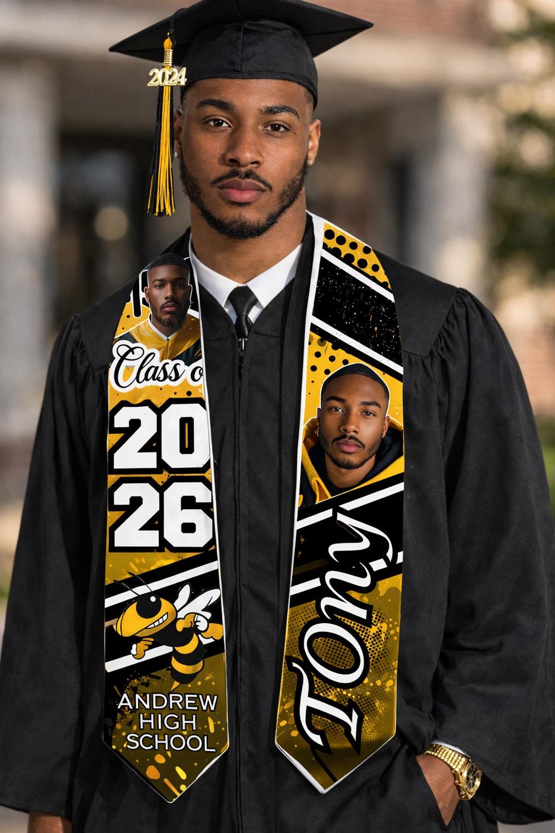 Personalized Graduation Stole for Graduates Class of 2026 Gift Custom ...