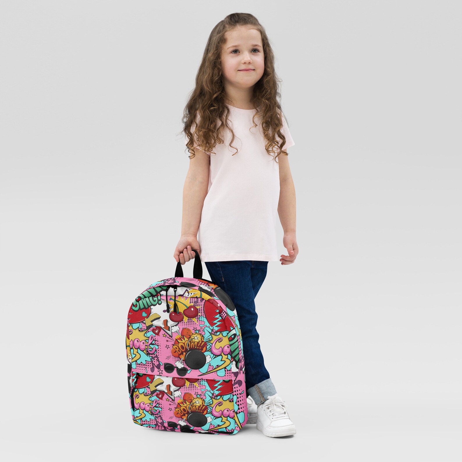 Pink Pop Art Backpack, Back to School, Laptop Bag - Etsy