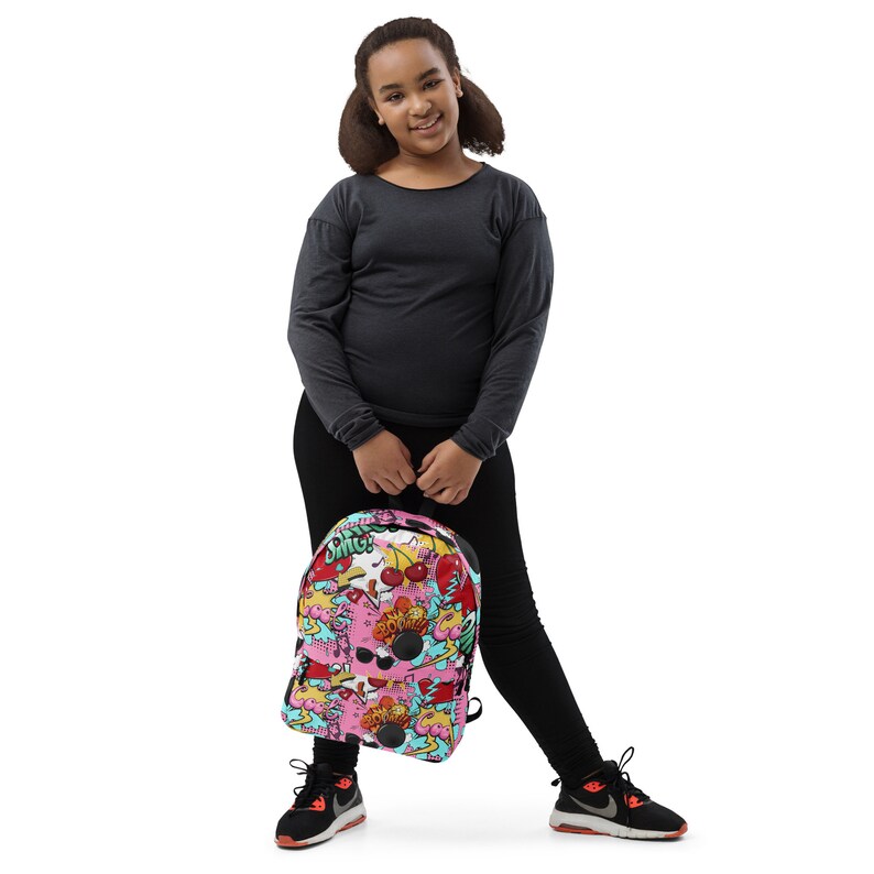 Pink Pop Art Backpack, Back to School, Laptop Bag - Etsy