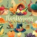 Thanksgiving Clipart Illustration Fall Autumn Pumpkin Turkey Harvest ...