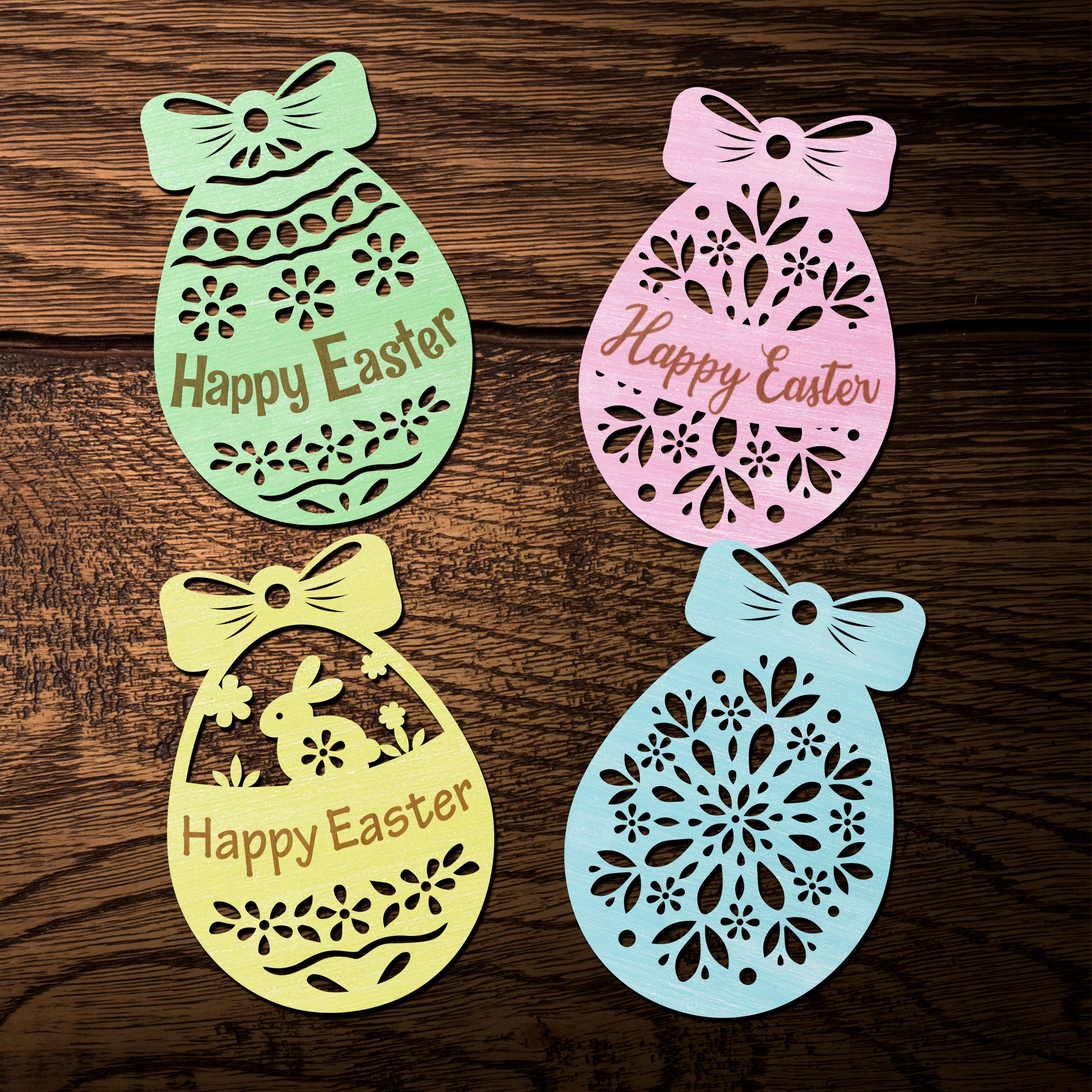 Easter Egg Laser Cut File: SVG DXF Bundle (digital Download) - Etsy