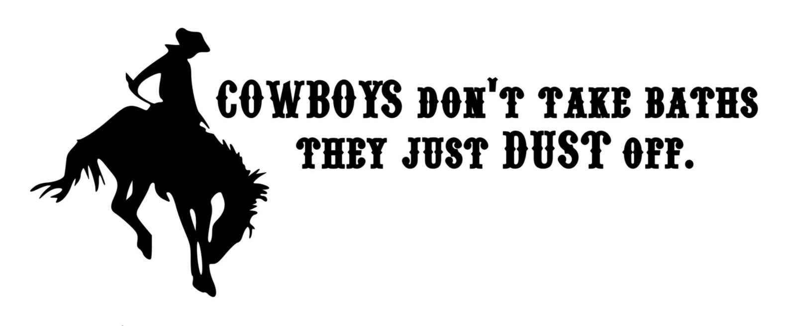 Horse Quote Horse Decal Rodeo Wall Decal Rodeo Quote - Etsy