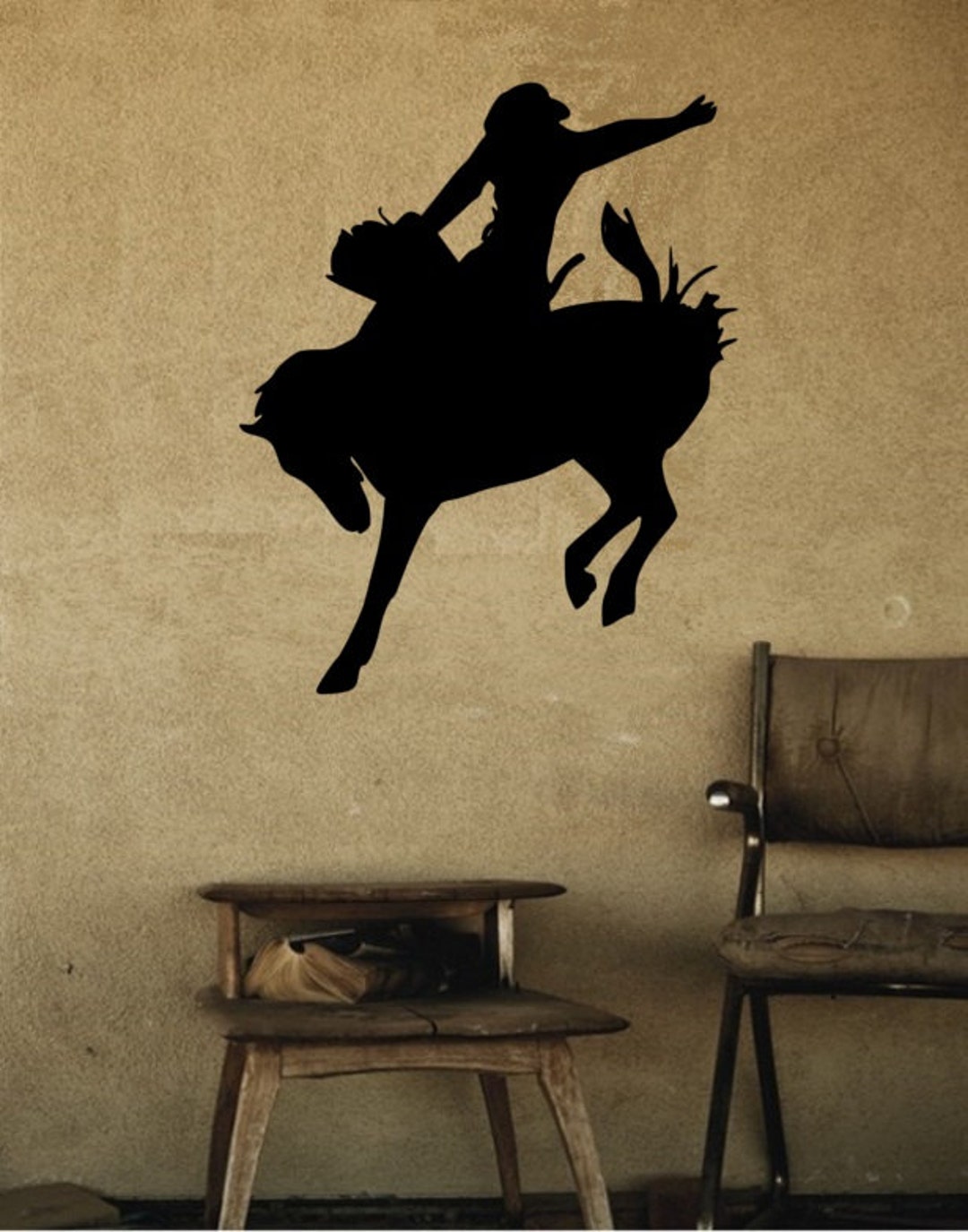 Horse Decal Rodeo Rodeo Decal Bronc Decal Bronc Riding - Etsy