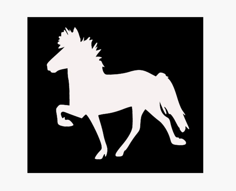 Pony Auto Decal Horse Decal-horse Sticker Car Decal Laptop | Etsy