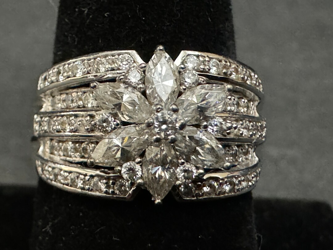 Marvelous Sterling Silver Marked 925 Ring. Size is 8 1/2. - Etsy