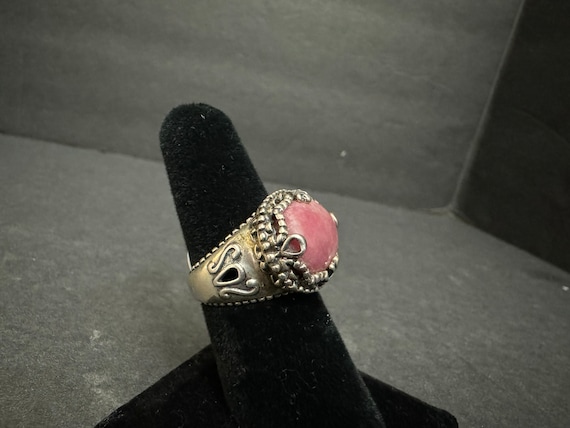 Rare Sterling Silver Pink Stone Carolyn Pollack Ring.… - Gem