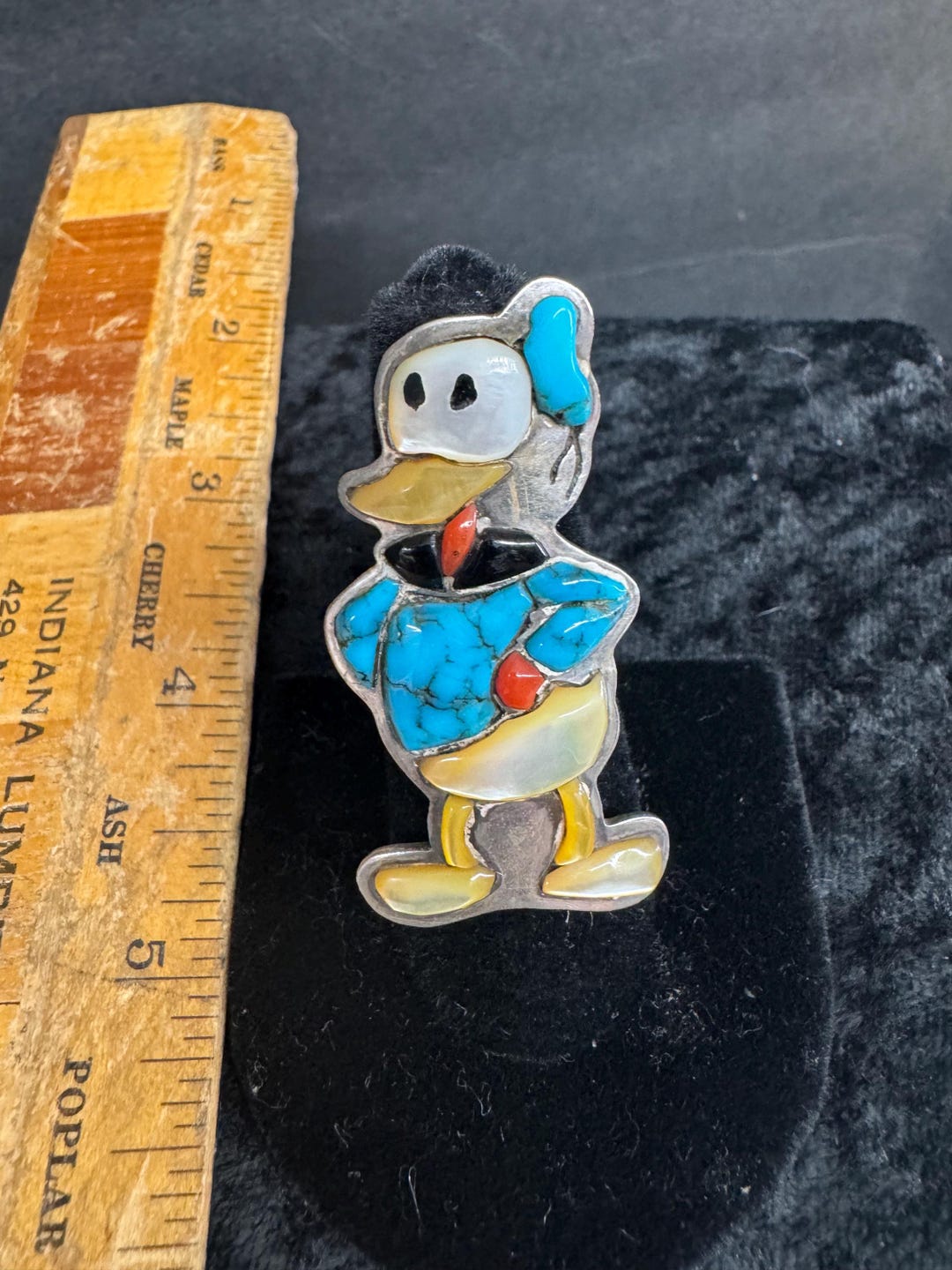 Sterling Silver Zunitoons Donald Duck Ring Size 7 - Etsy