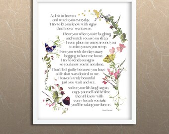 As I Sit in Heaven - Etsy