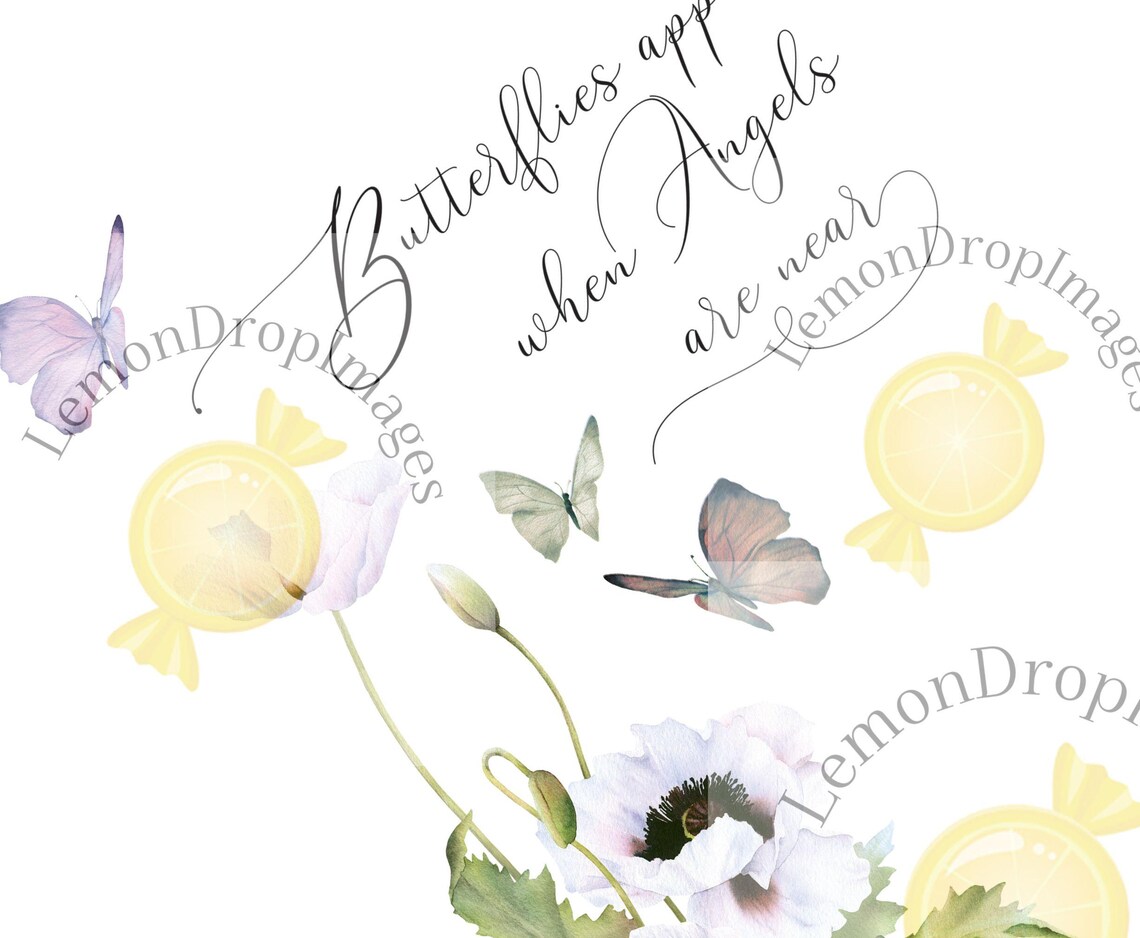 Butterfly Angel Quote Print, Watercolor Art (digital Download) - Etsy