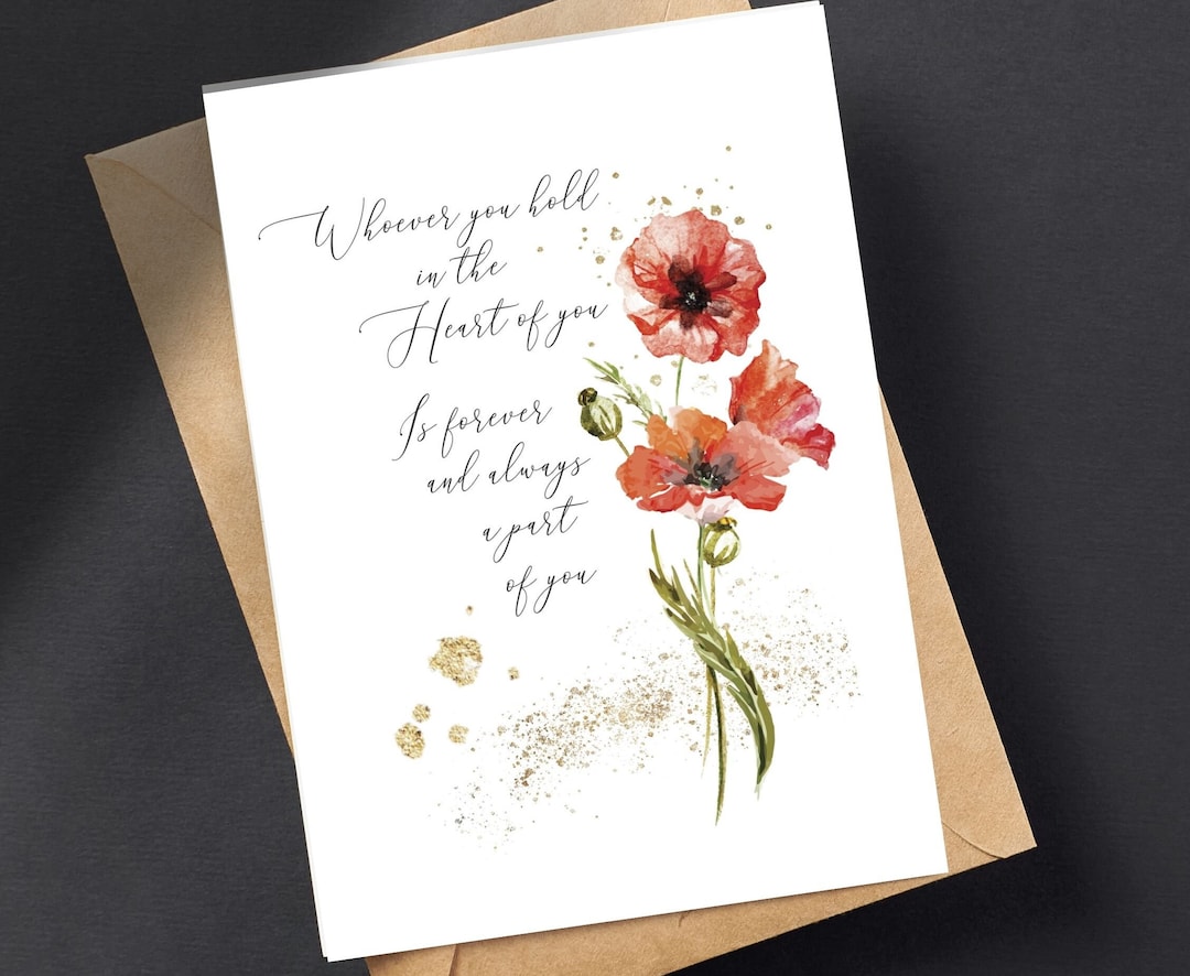 Printable Condolence 5x7 Card on US Letter Size - Download to Print at ...