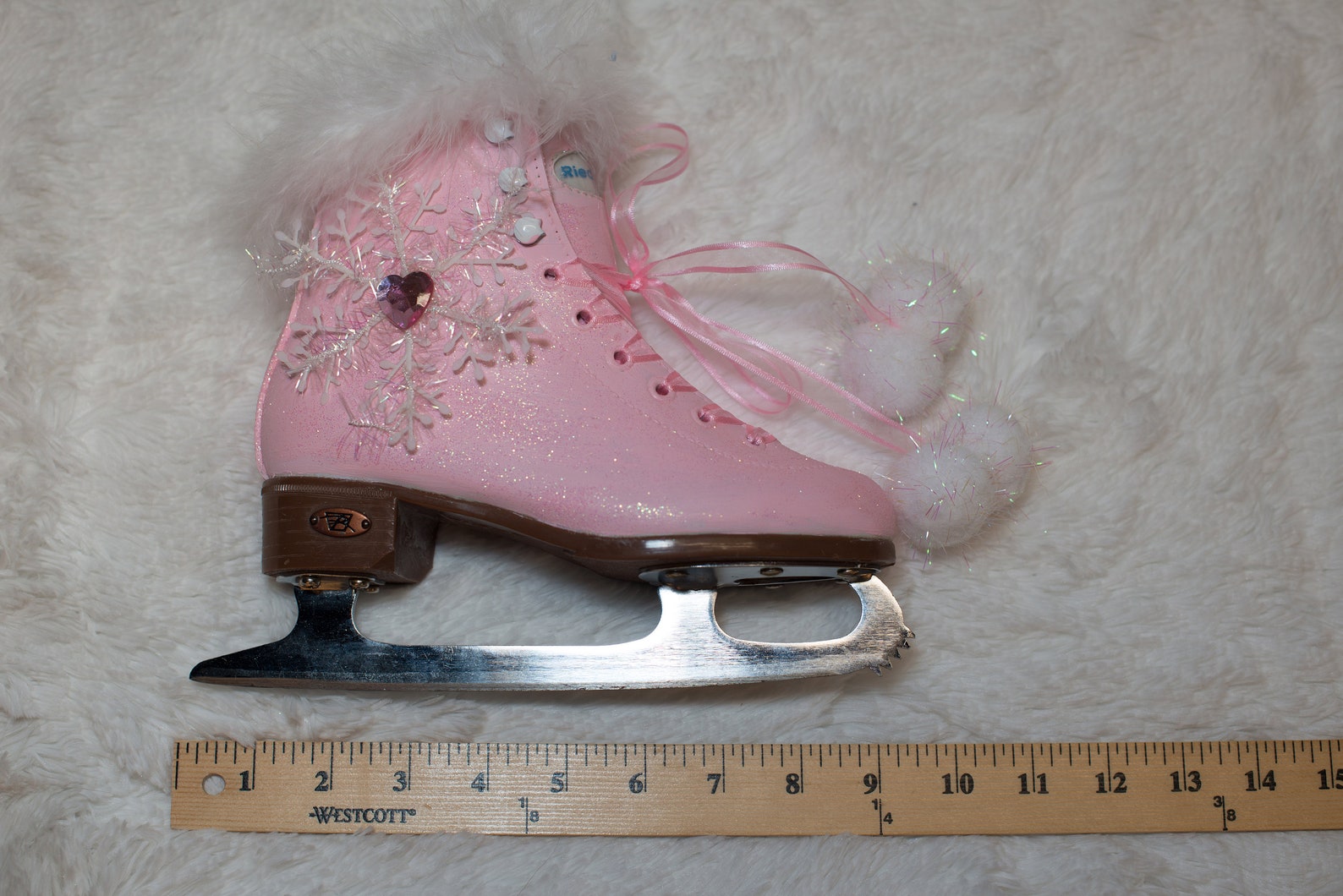 Baby Girl It's Cold Outside Baby Girl Pink Ice Skate - Etsy