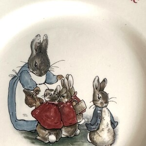 Beatrix Potter Peter Rabbit Child's Plate/1982 Birth of Prince William ...