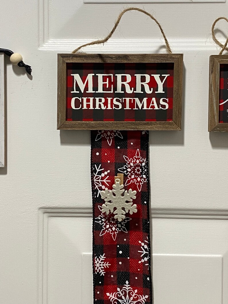Space Saving Magnetized Christmas Holiday Card Holder Door - Etsy