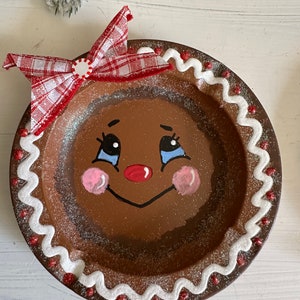 Gingerbread Faces/ Gingy Boy or Gingy Girl/metal Stands Included - Etsy