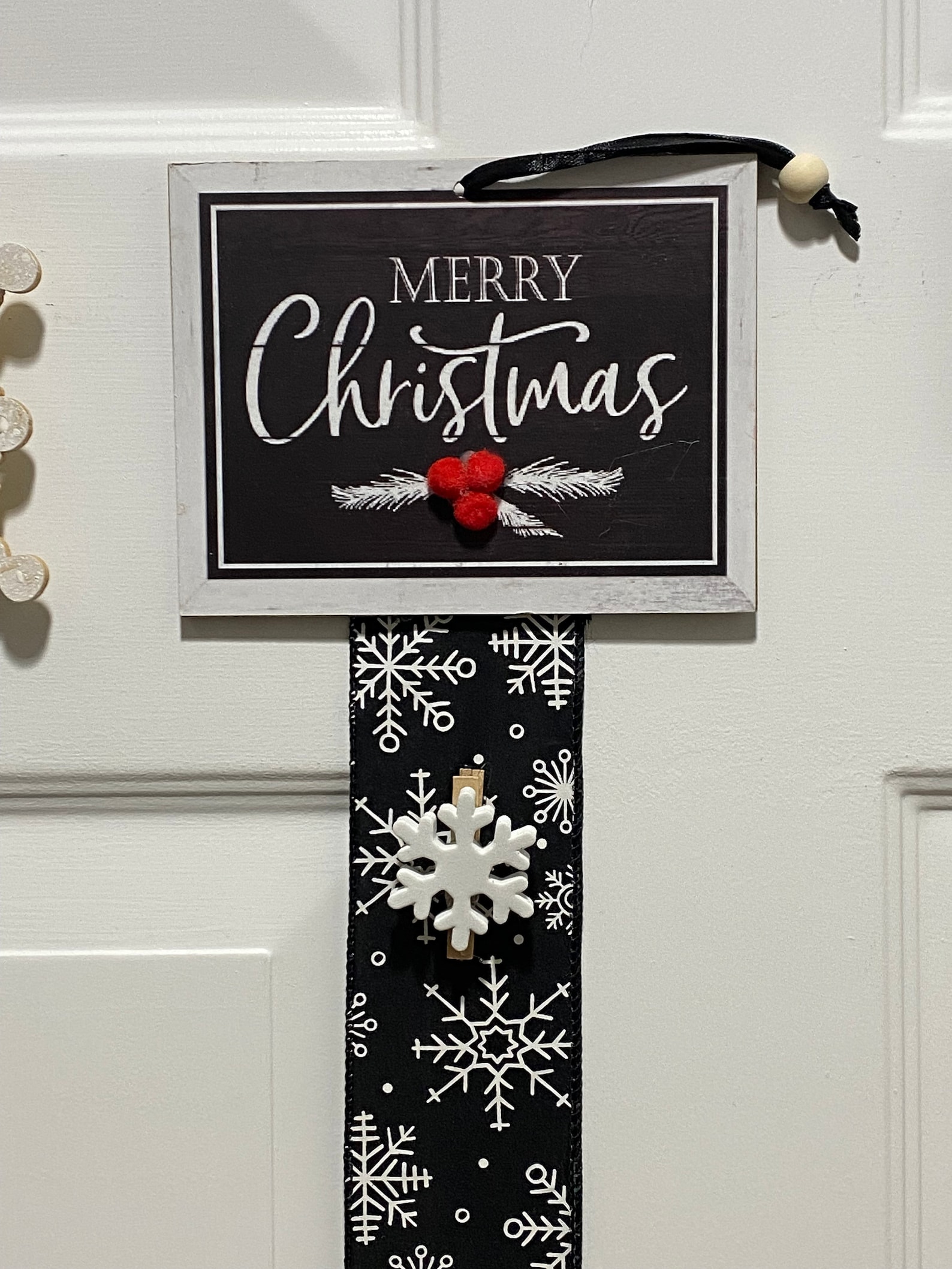 Space Saving Magnetized Christmas Holiday Card Holder Door - Etsy