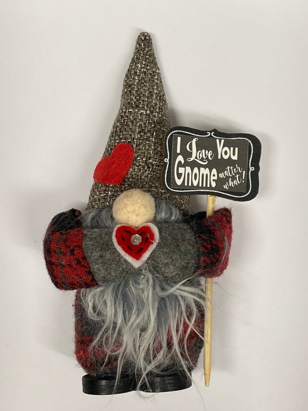 Valentine's Day Self Standing Gnome Tiered Tray Decoration/ You're My ...