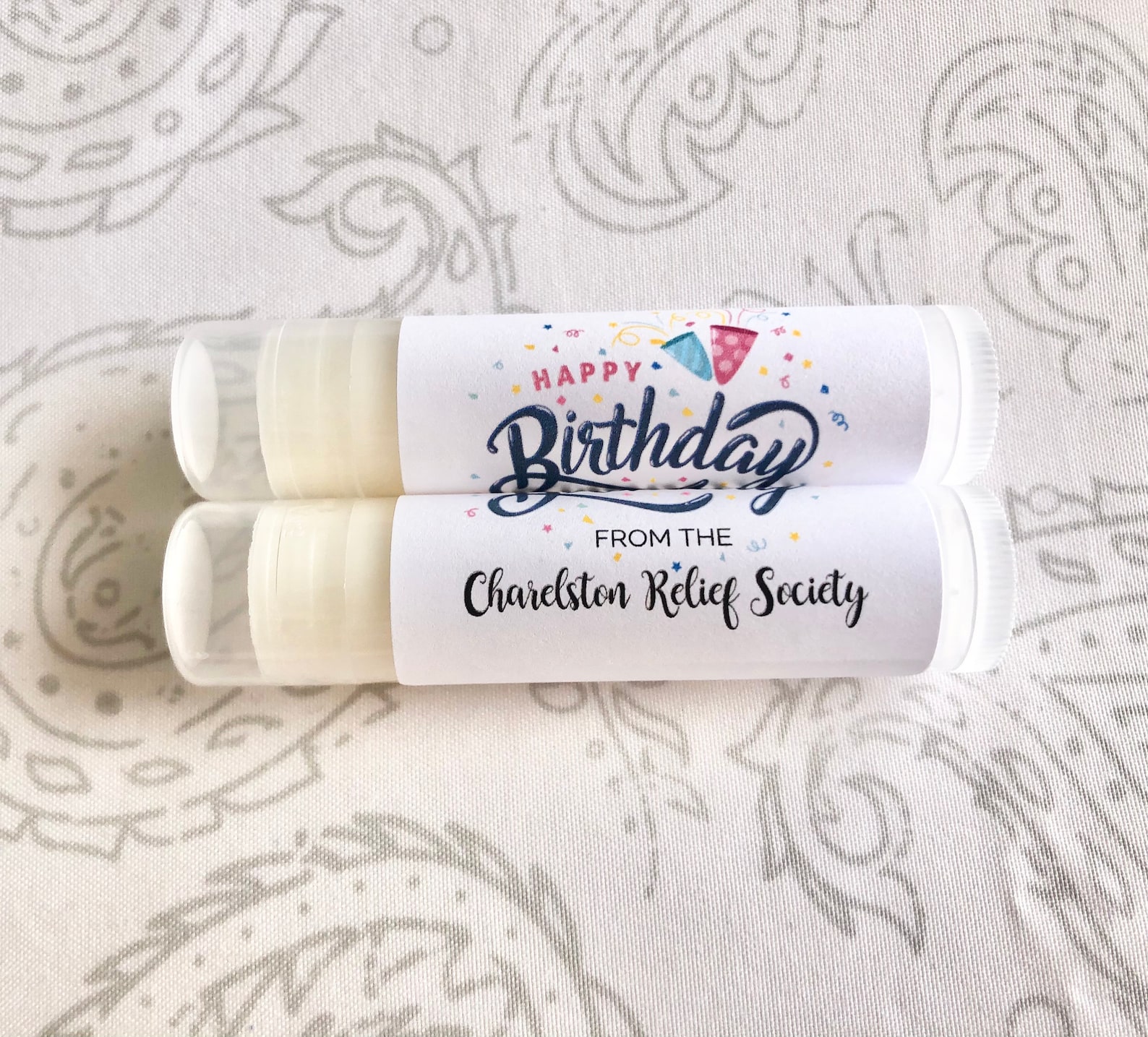 Happy Birthday Party Favor Custom Lip Balms Feliz Cumpleanos - Etsy