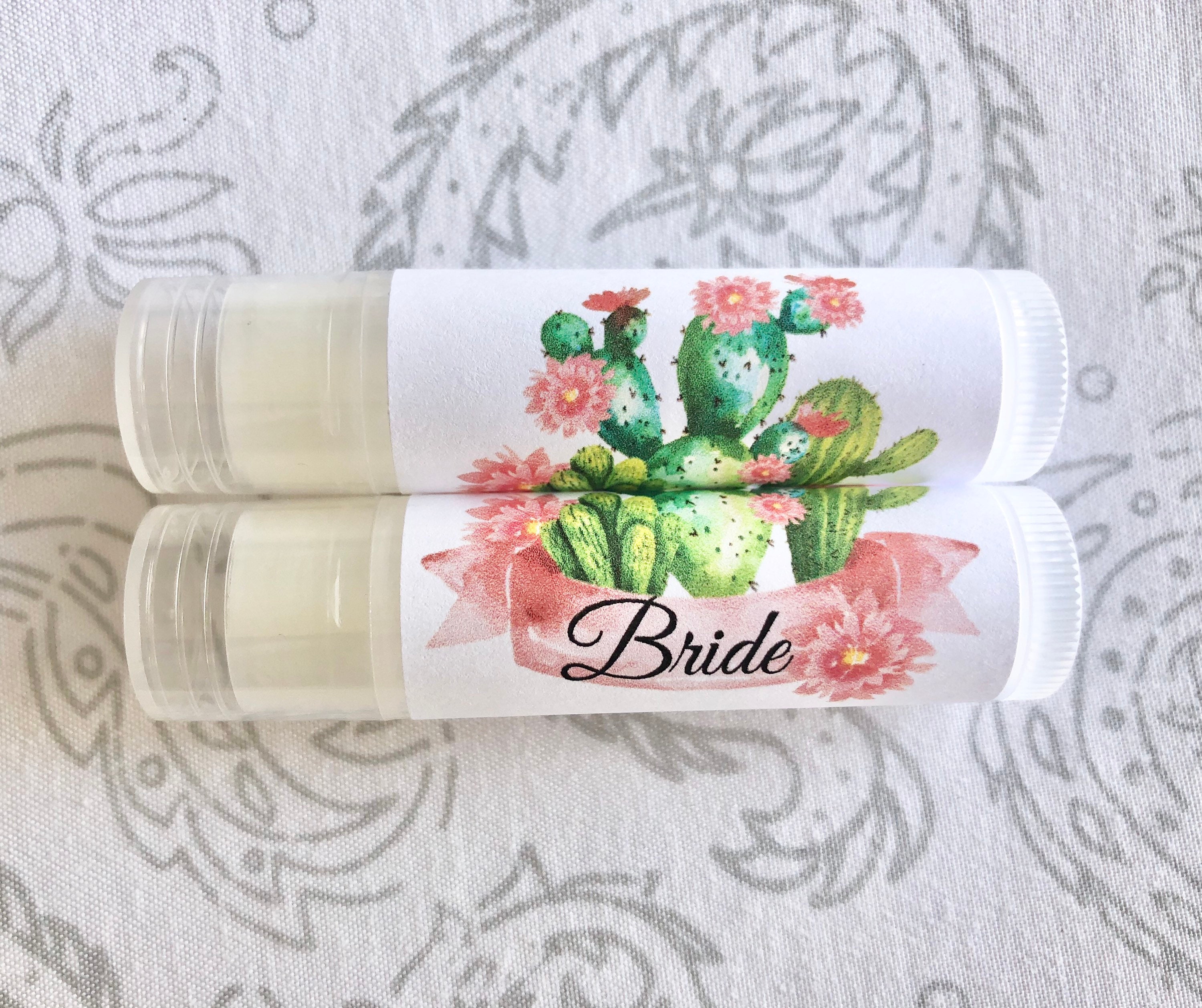 Cactus Chapstick Bridesmaid Gifts Succulent Lip Balm | Etsy