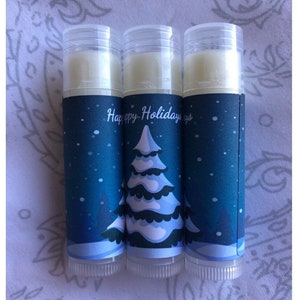 Christmas Lip Balm Custom Christmas Gifts Stocking Stuffers Coworker ...