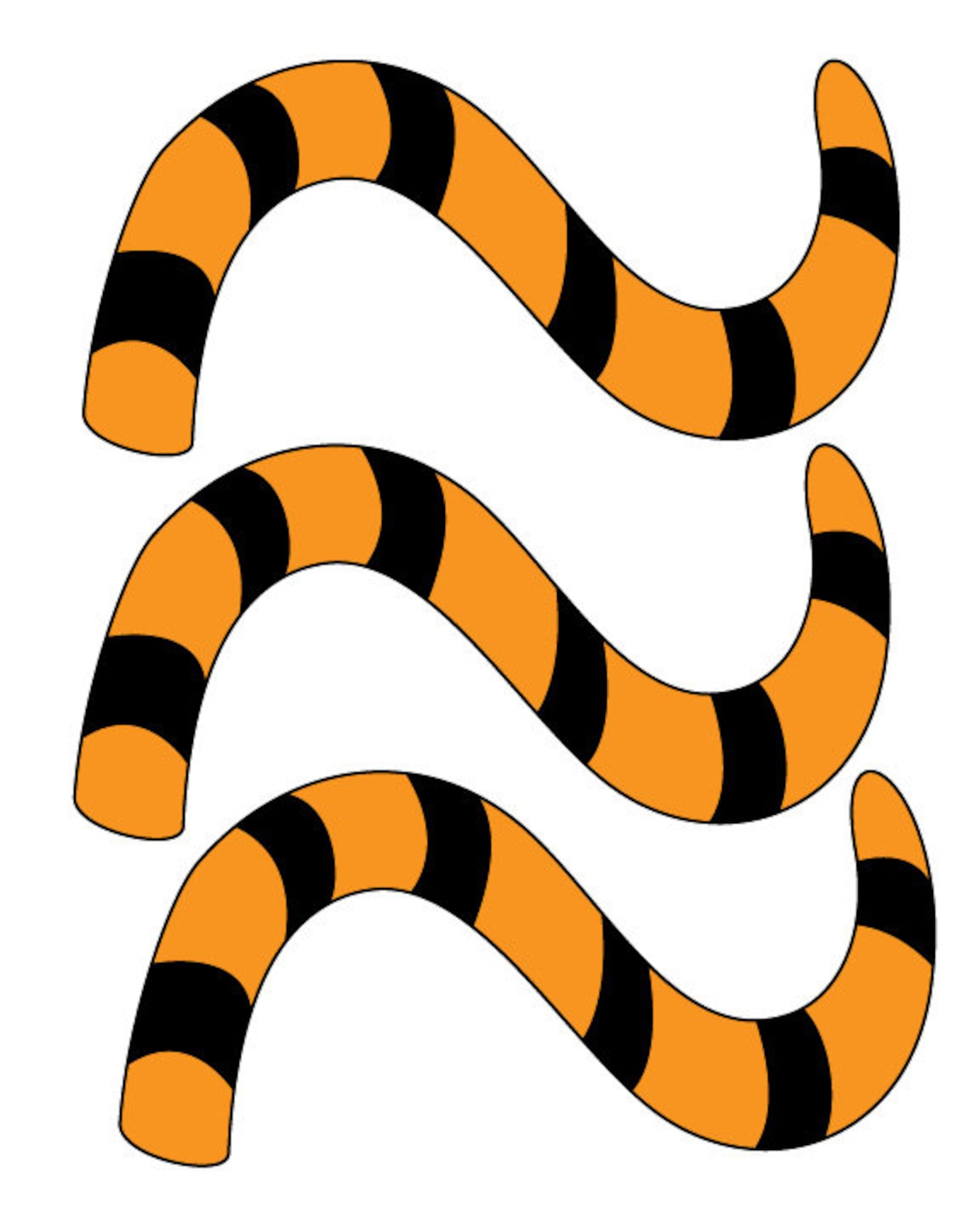 Pin the Tail on the Tiger Birthday Game: Includes Coloring Page ...