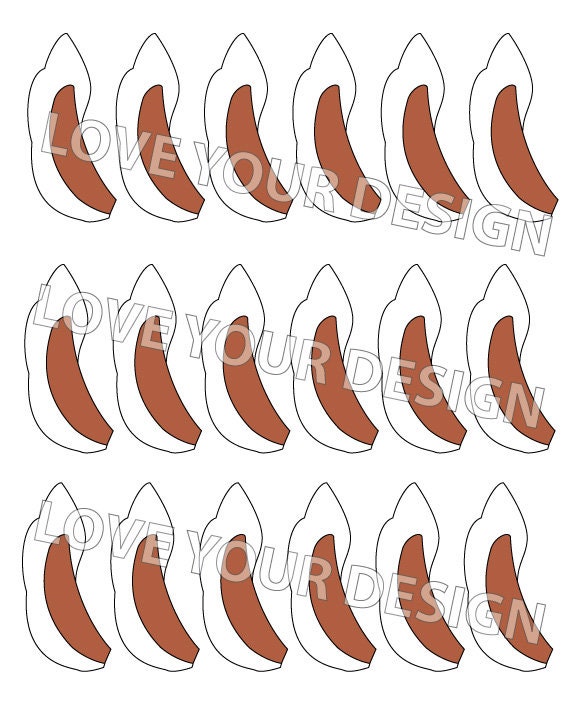 Pin the Tail on Rudolph the Red Nose Reindeer Game printable | Etsy