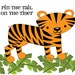 GAME Pin the Tail on the Tiger Birthday Party Game & Free Tiger ...