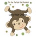 GAME Pin the Tail on the Monkey Birthday Party Game Instant DOWNLOAD ...