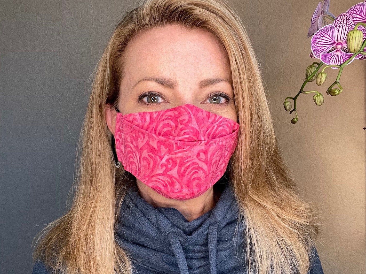 STYLISH 3D FACE MASKS 3-layered 100% Cotton Face Masks Eco | Etsy