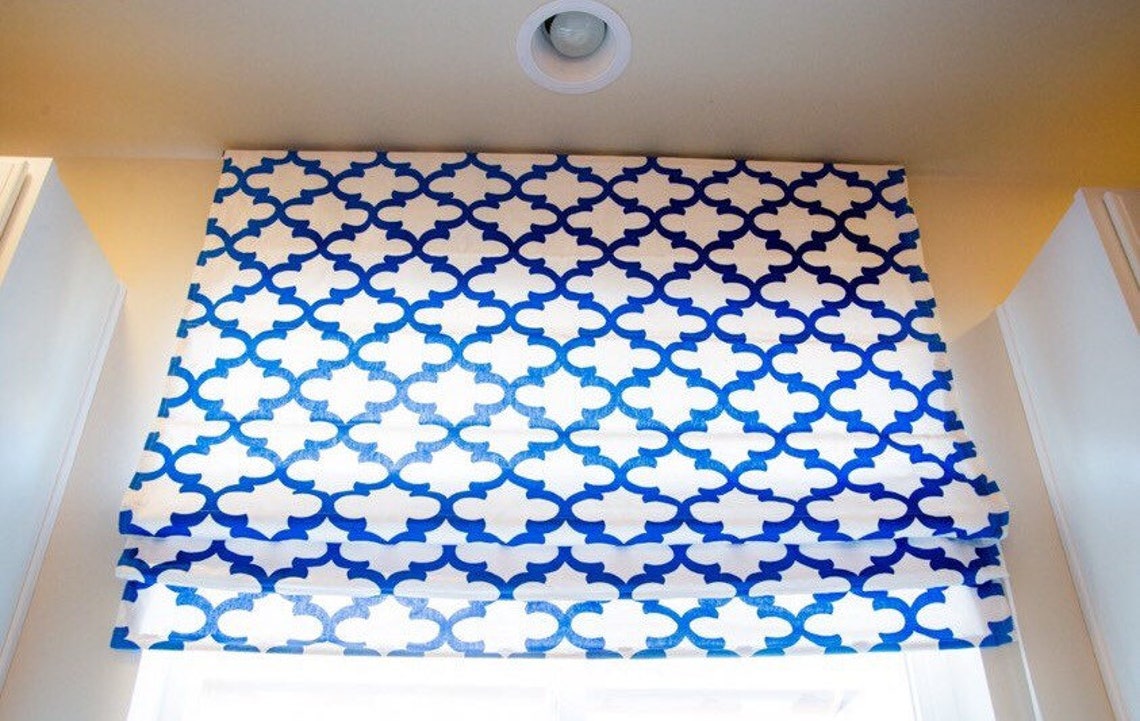 Fabric Blinds Custom Shades Window Treatments in Any Fabric - Etsy