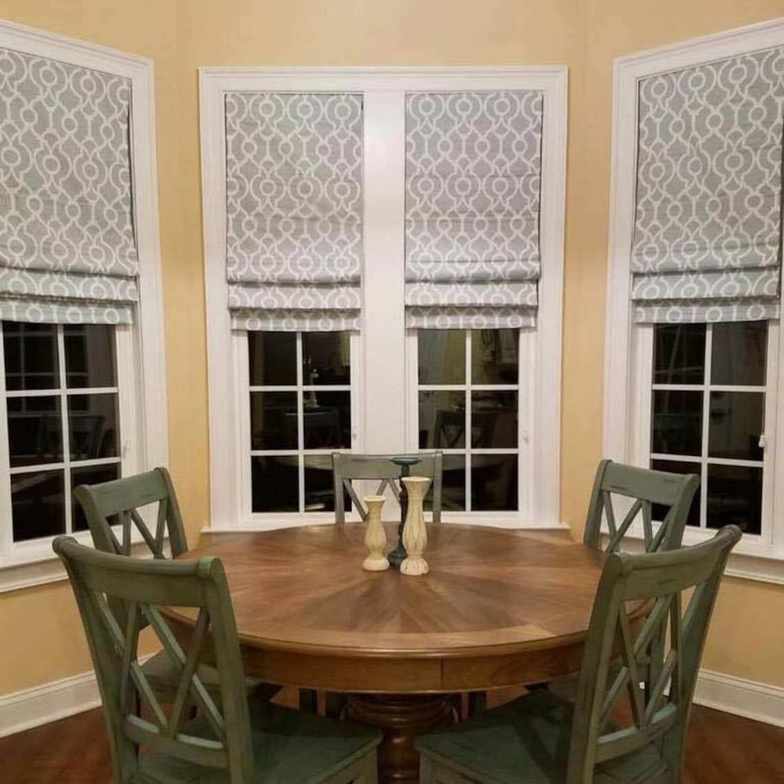 Wide Roman Shades, Custom to Any Size, You Provide the Fabric of Your ...
