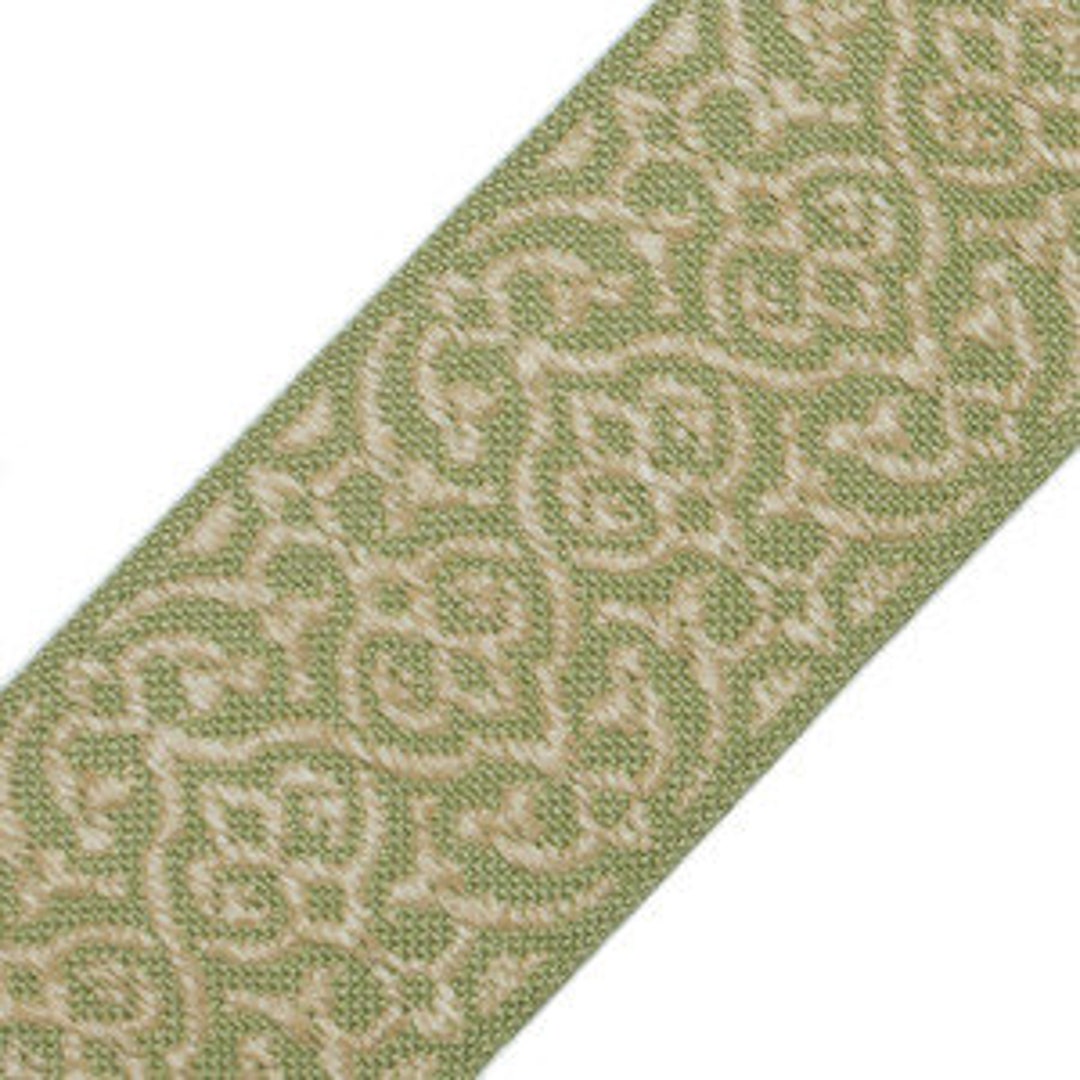 Green Scroll Designer Trim Tape - Etsy